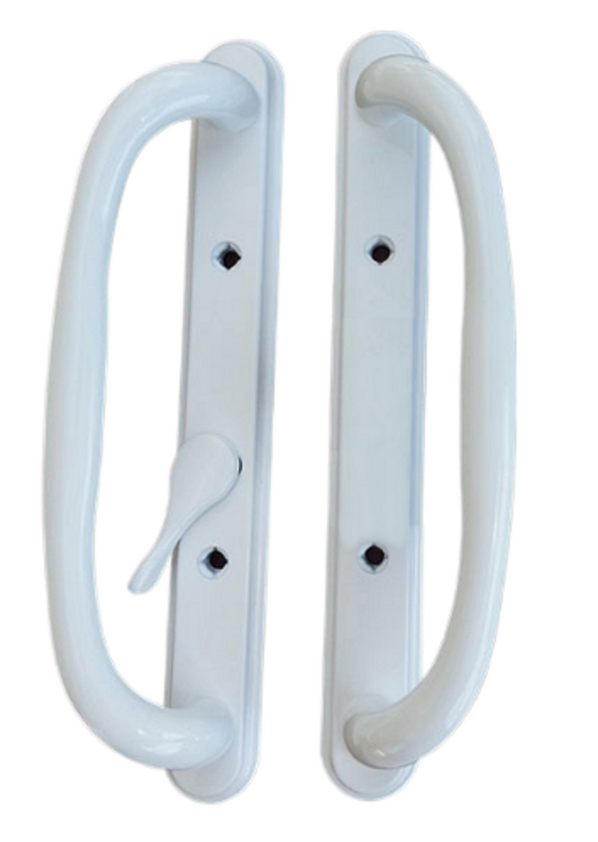 10" Olympus Sliding Patio Glass Door Offset Pull Handle Set Replacement ...